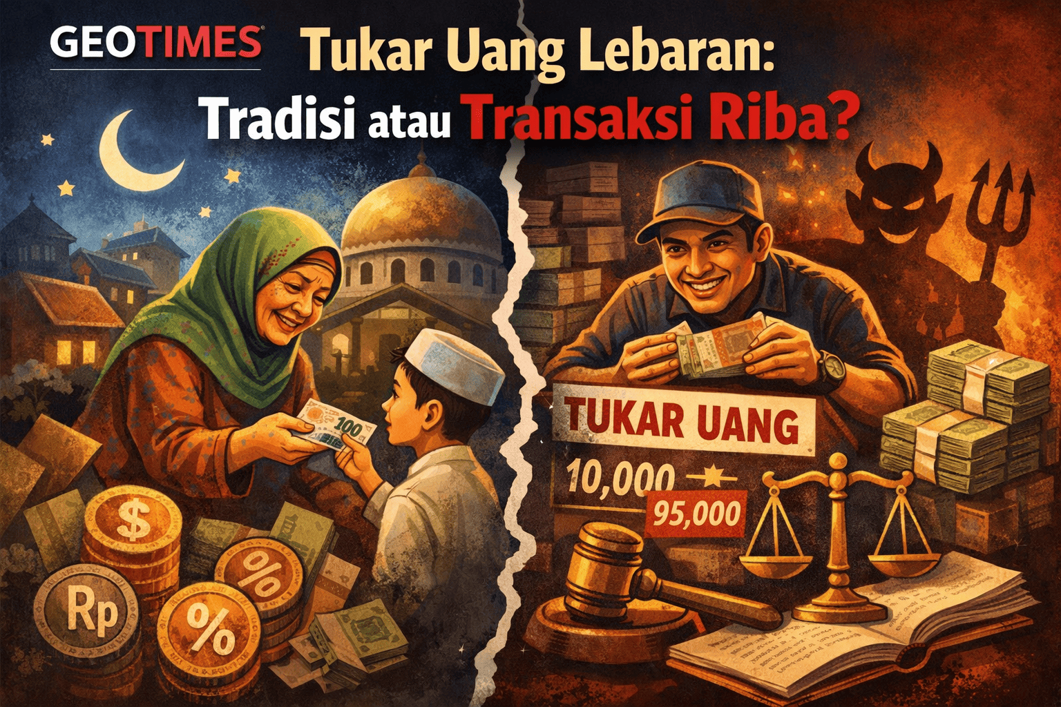 Tukar Uang Lebaran: Tradisi atau Transaksi Ribawi? | GEOTIMES